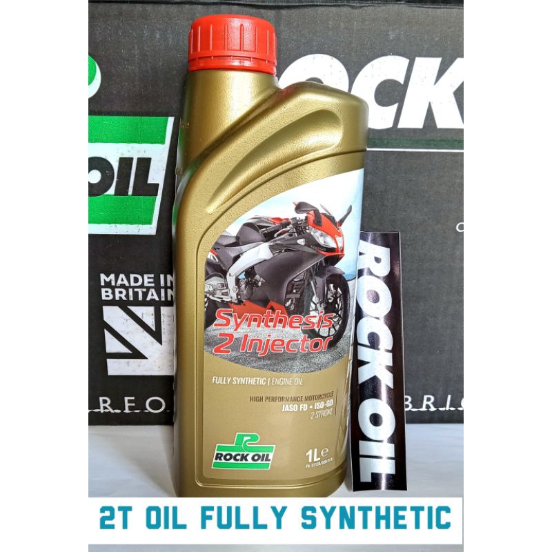 2T Rock Oil Synthesis 2 Injector 2T Fully Synthetic Oil Two Stroke 2t ...