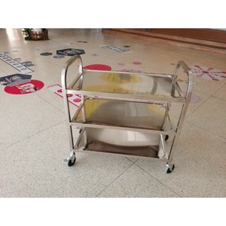 Stainless steel 95*50*90cm Kitchen Trolley food service cart carrier ...