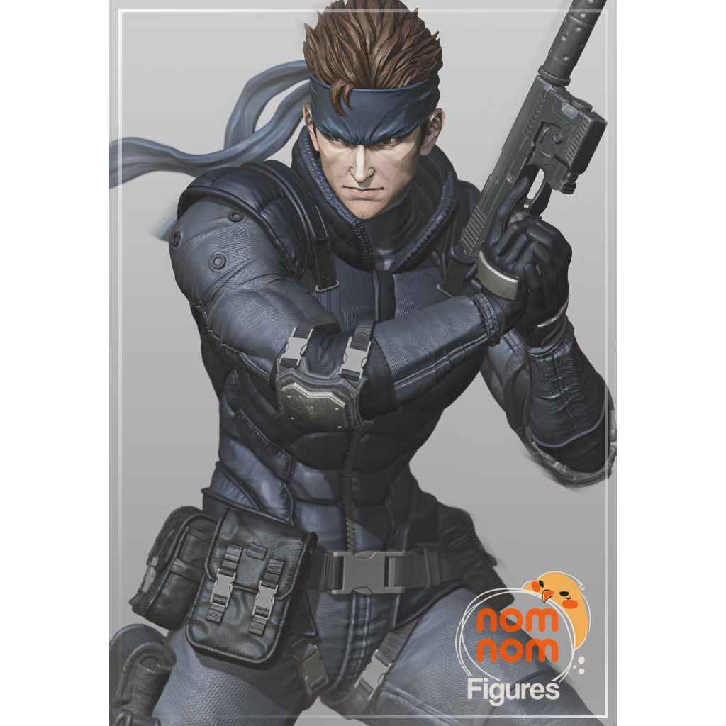 Solid Snake (Metal Gear Solid) 3D Printed Resin Figure | Shopee Philippines