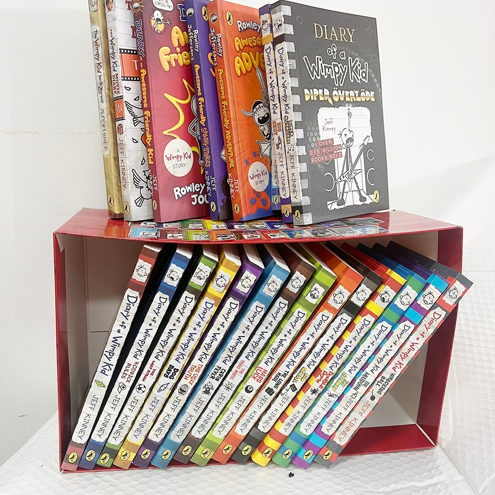 24Pcs/set Diary of A Wimpy Kids Comic Book Set Little Kid Diary ...