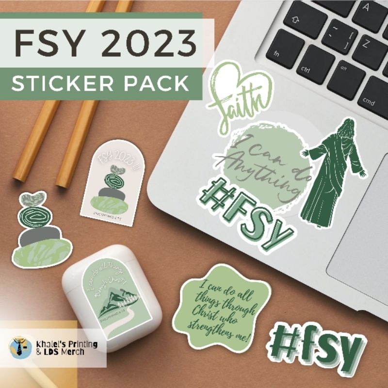 LDS Merch: FSY 2023 inspired waterproof stickers | Shopee Philippines