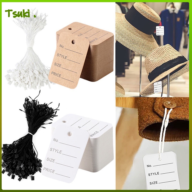 1000Pcs Clothing Price Tags And Hang Tag Garment Label Store Size Tags ...