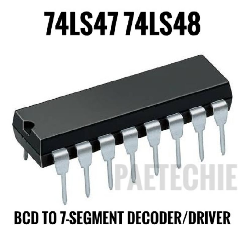 1pc SN74LS47N SN74LS48N 74LS47 74LS48 7447 7448 BCD to Seven Segment ...