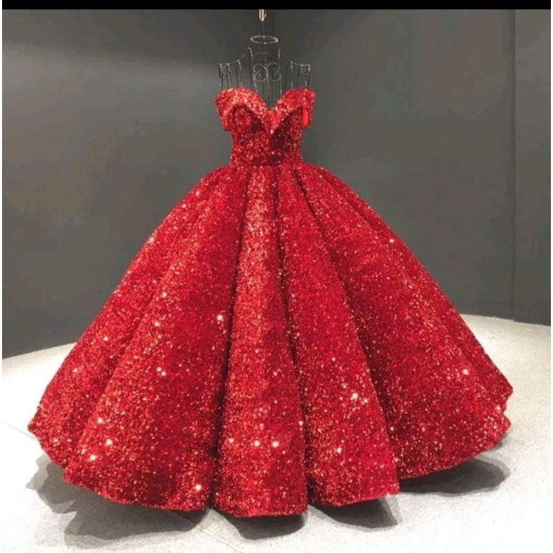 Umbrella gown Jody Design .. perfect for debut, SAGALA at iba pa ...