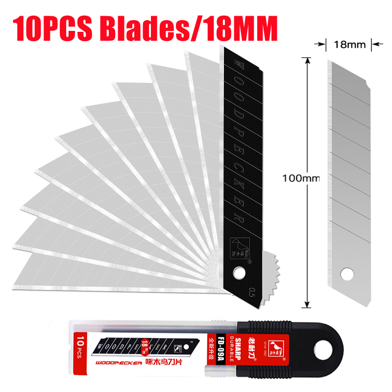 6 In 1 Heavy Duty 18cm Steel Multifunctional Utility Knife Retractable ...