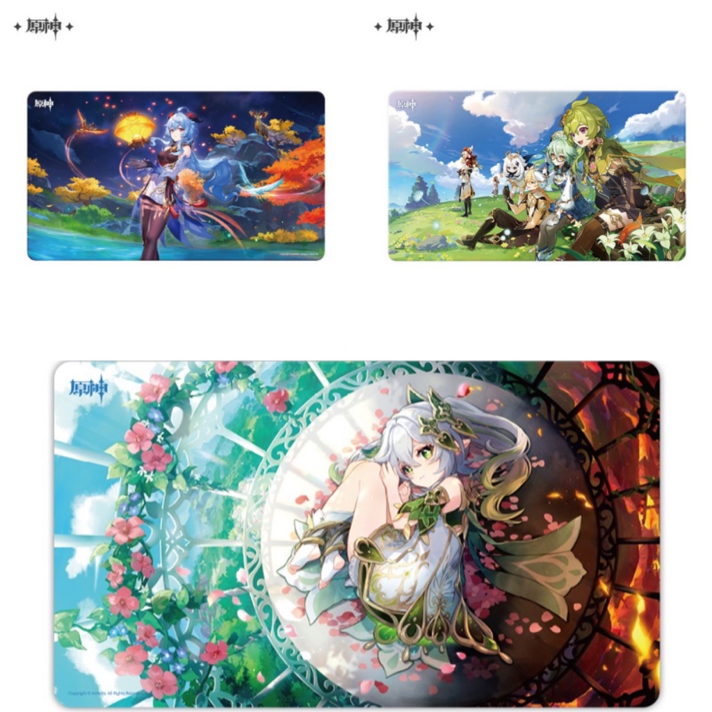 Official miHoYo Genshin Impact Mouse Pad / Deskmat - Nahida/ Ganyu ...