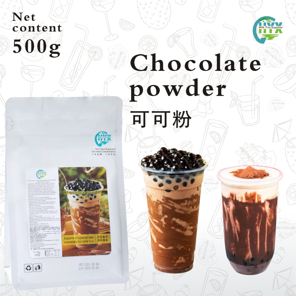 CHOCOLATE POWDER, WALLING FOR MILK TEA 500G | Shopee Philippines