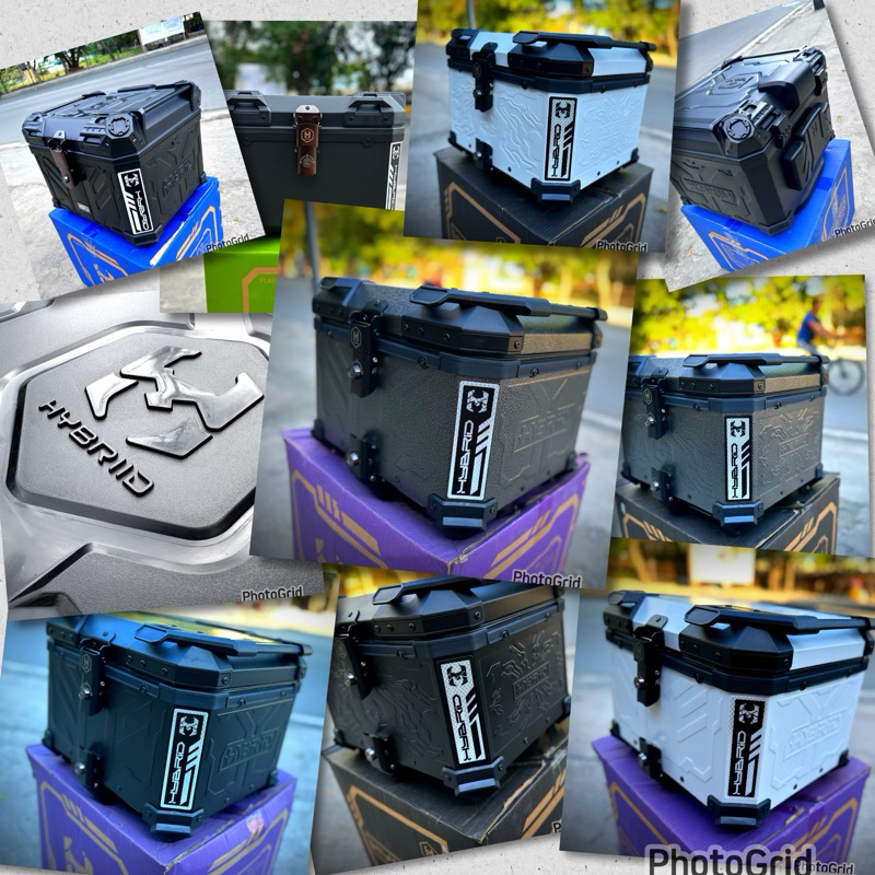 Hybriid Alloy/Plastic Top Box 45L/55L (Original) | Shopee Philippines