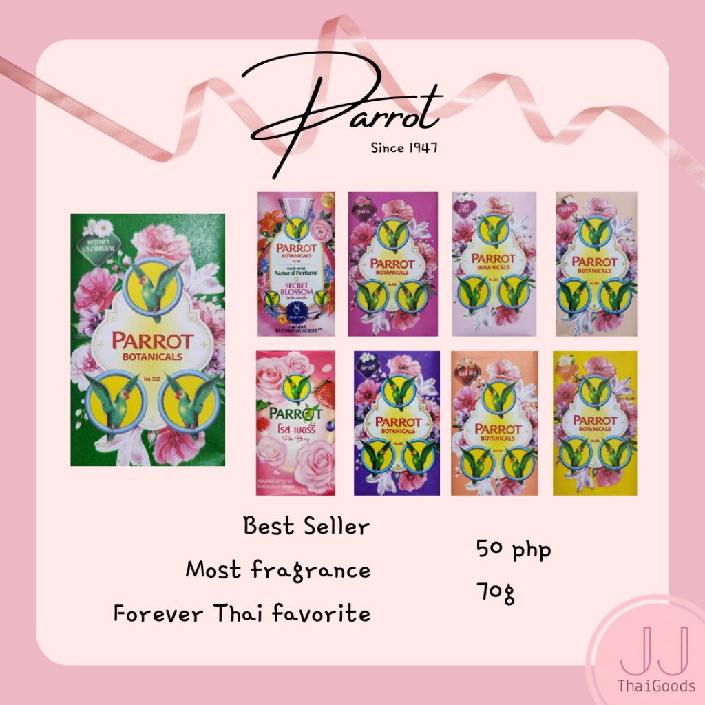 Original Parrot Botanicals Herbal Soap made in Thailand | Shopee ...