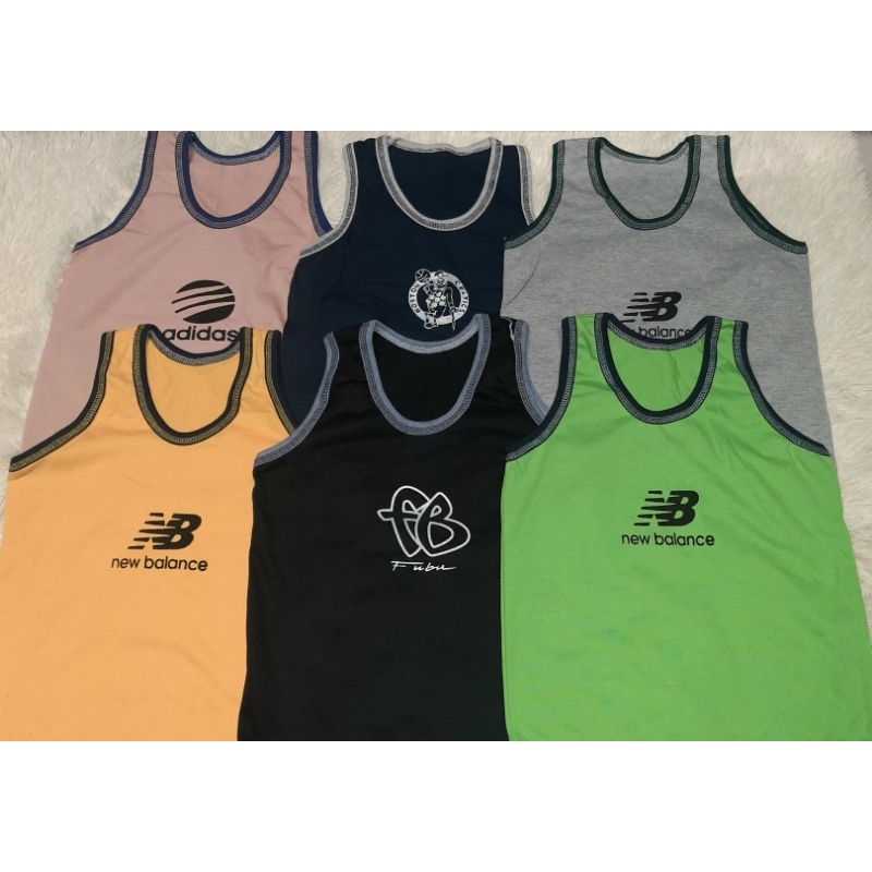 Muscle & Sando Colored Cotton Sando For Boys (3 - 13yo) | Shopee ...