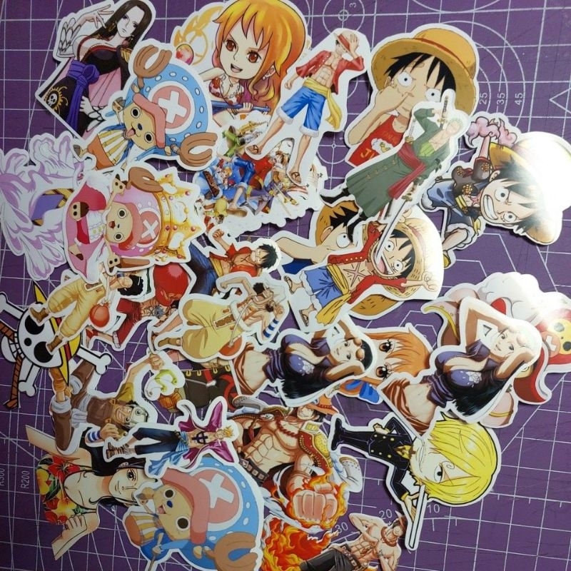 One Piece Waterproof Sticker (25 pcs) | Shopee Philippines