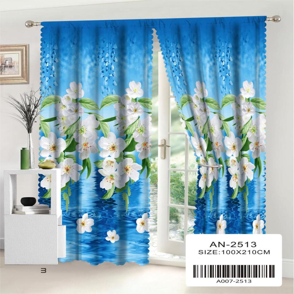 Curtain New Design 100x210CM Curtain Kurtina Door Curtain Lace Curtain ...