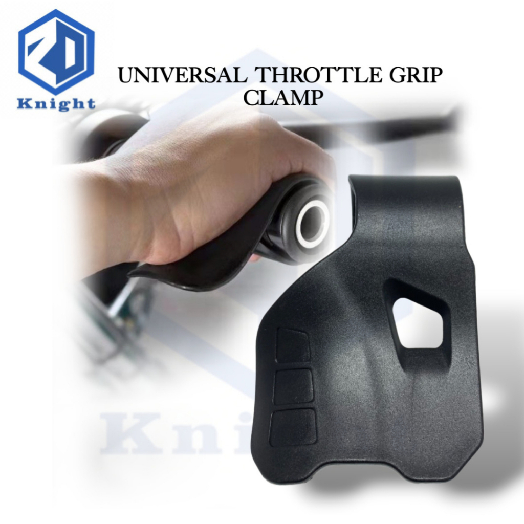 KNIGHT Motorcycle New Throttle Booster Handle Grip Clip Grip Clamp Lock ...