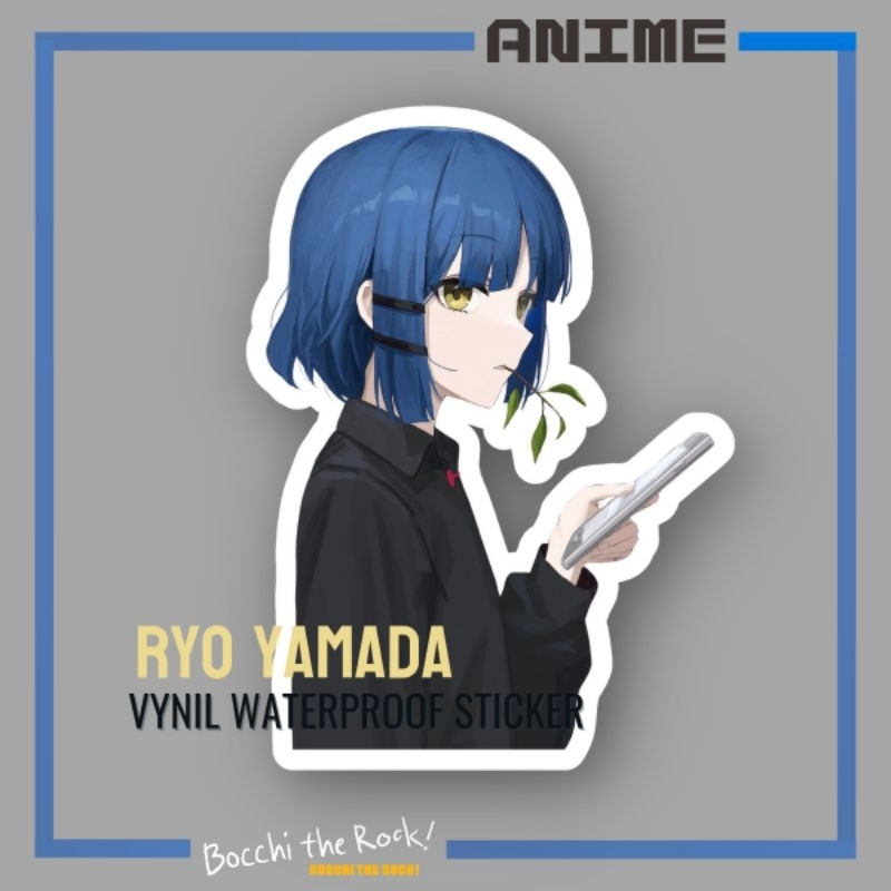 ANIME BOCCHI THE ROCK RYO YAMADA WATERPROOF VYNIL STICKERS | Shopee ...