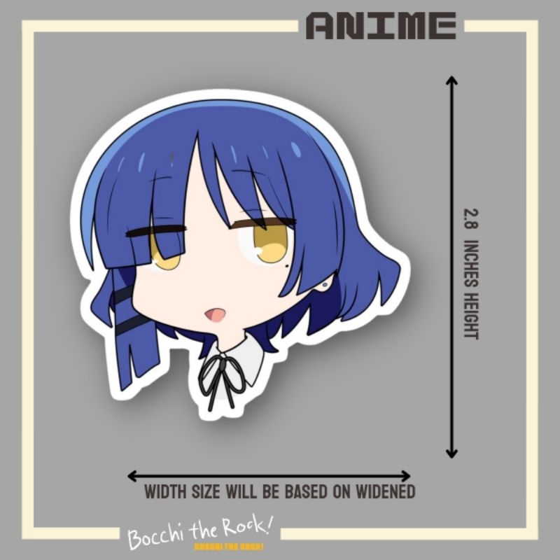 ANIME BOCCHI THE ROCK RYO YAMADA WATERPROOF VYNIL STICKERS | Shopee ...