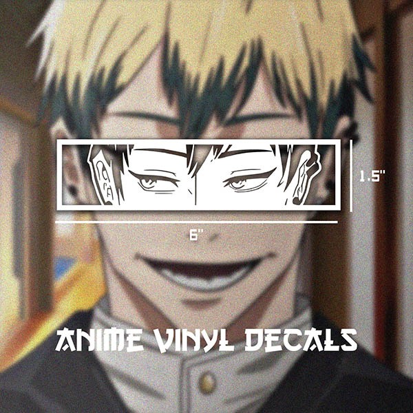Anime Decals | Vynil Stickers | Eye Slap | Jujutsu Kaisen Part 2 | JJK ...