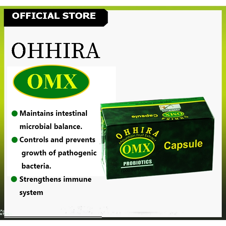 OHHIRA OMX PROBIOTICS CAPSULE 60pcs | Shopee Philippines