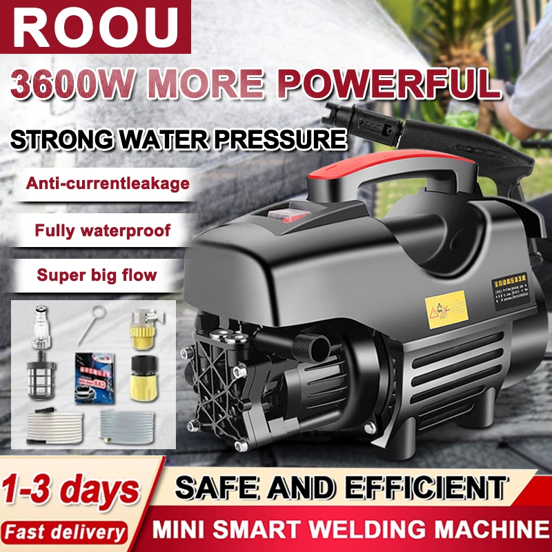 3600W High Pressure Washer Portable Fully Automatic Car Wash Machine Spray Pressure Cleaning ...