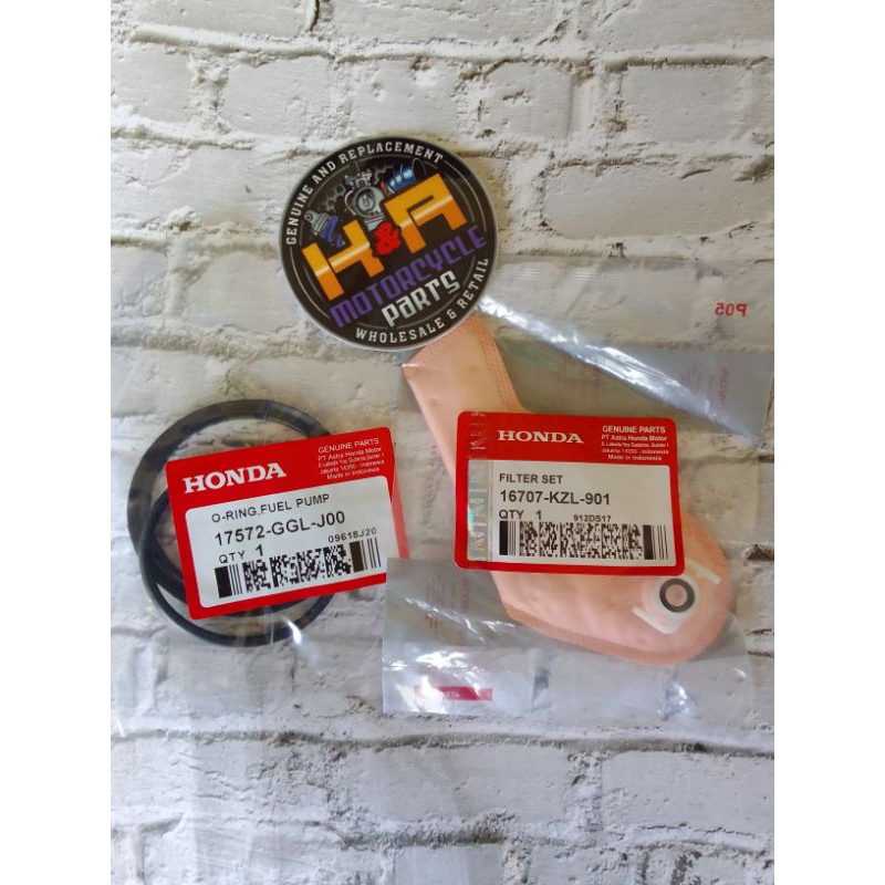 Genuine Honda Fuel Filter/Oring Beat FI v1 v2/RS125/150 | Shopee ...