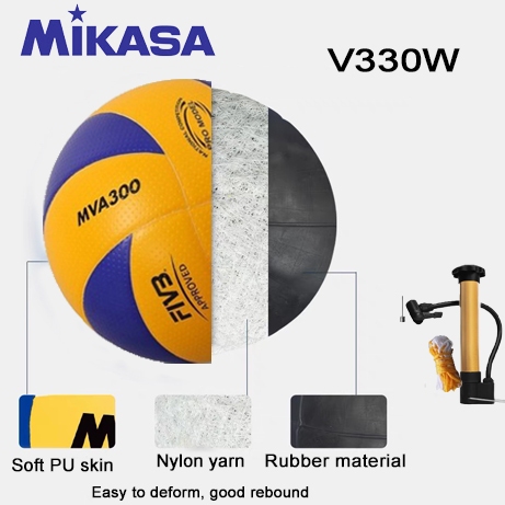 Original Mikasa V330W size 5 volleyball ball Competition Training Soft ...