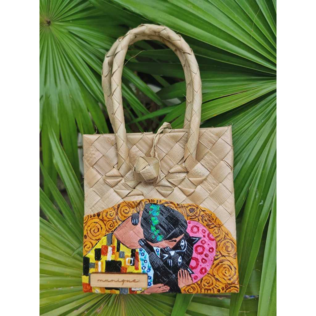 Hand Painted Buli Bayong Bag/customized for gift idea | Shopee Philippines