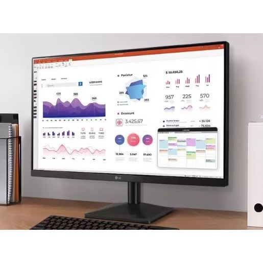 LG 24MR400-B 24" FHD 3-Side Borderless IPS 100Hz Monitor with AMD ...