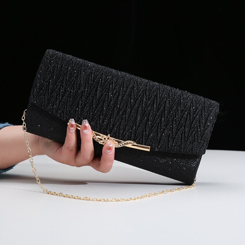 MJ&AJ Women Leather Beads Wedding Bridal Evening Party Lady Clutch ...