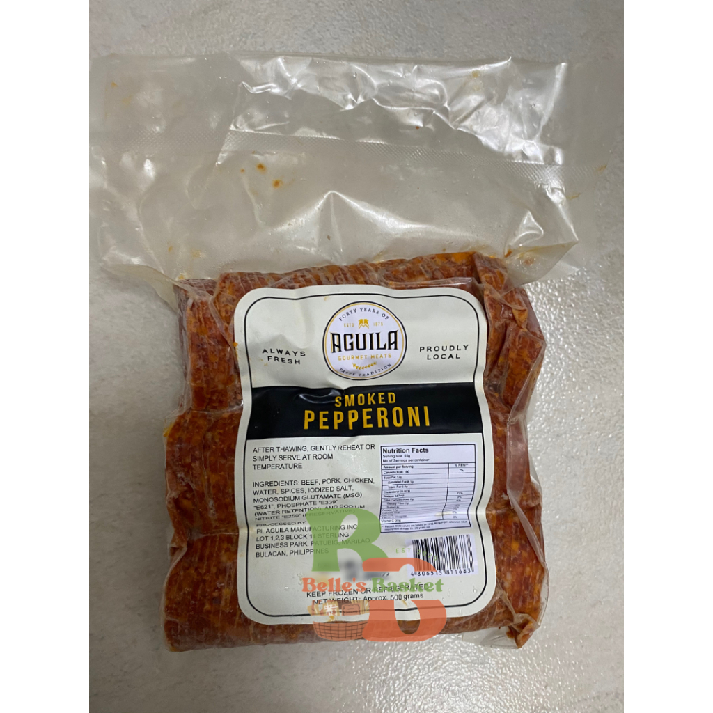 Aguila Smoked Pepperoni 250g & 500g (for metro manila buyers only ...