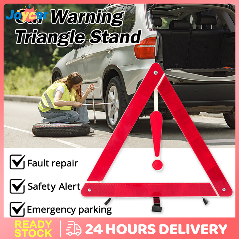 Car Tripod Warning Sign Car Tripod Reflective Triangle Plate Foldable ...