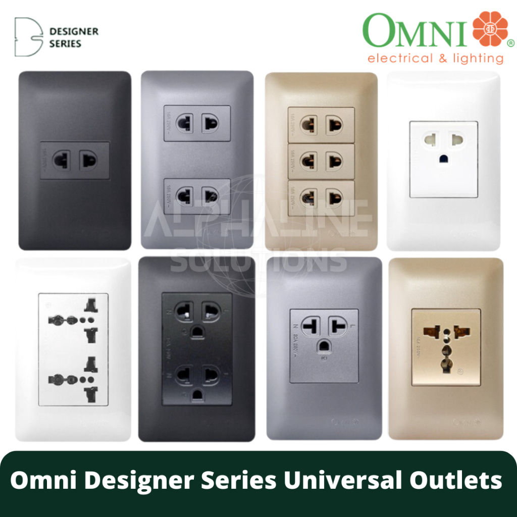 Omni Designer Series Universal and USB Outlets | Shopee Philippines