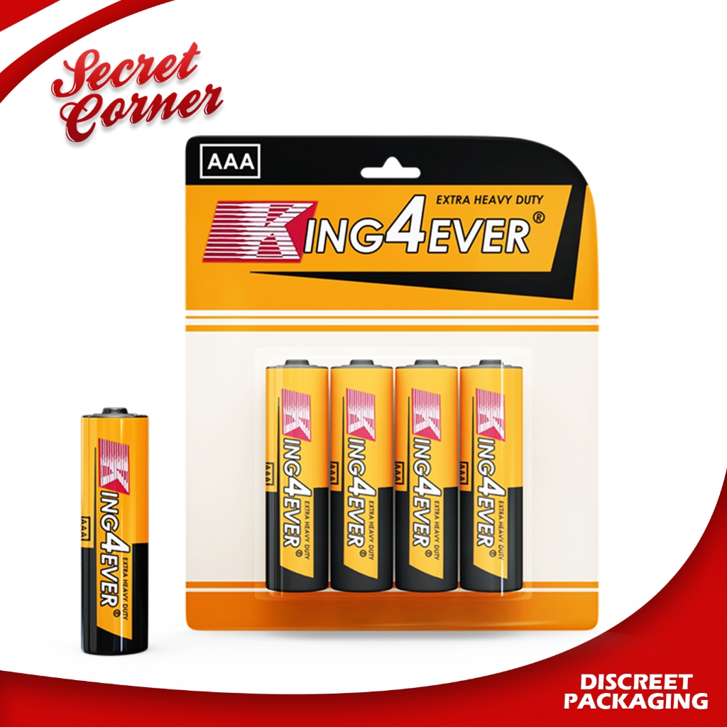 Secret Corner Kingever Extra Heavy Duty AAA Batteries | Shopee Philippines