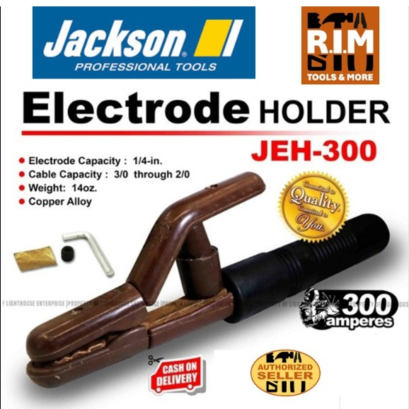 JACKSON Electrode Holder 300 Ampers Welding Holder (ORIGINAL) | Shopee ...