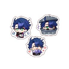 3pc/order Honkai Star Rail Sampo Emoji Waterproof Sticker Matte/Glossy ...