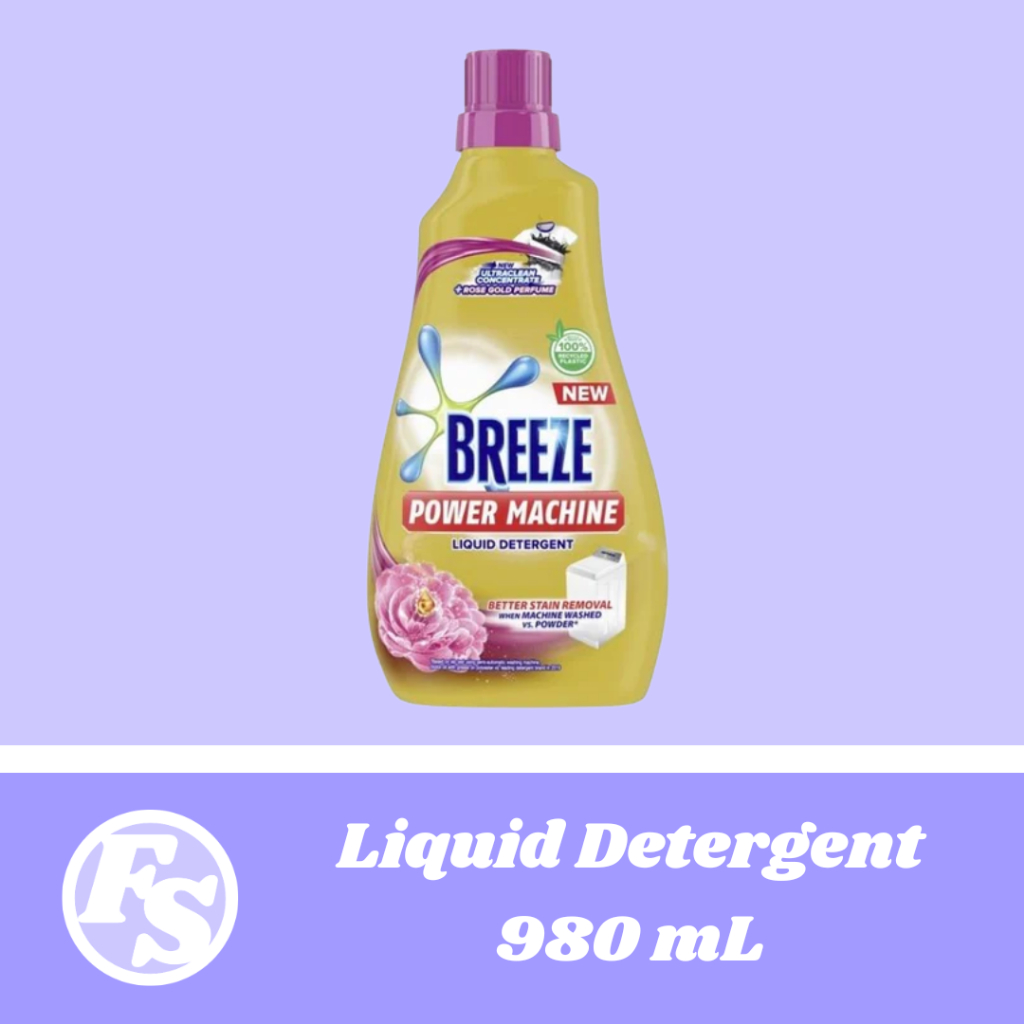 Breeze Power Machine With Rose Gold Perfume Liquid Detergent 980mL ...