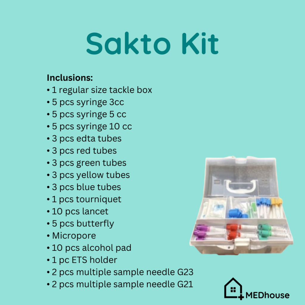 SAKTO KIT for Medtech students/ phlebotomy medtech students/ phleb kit ...