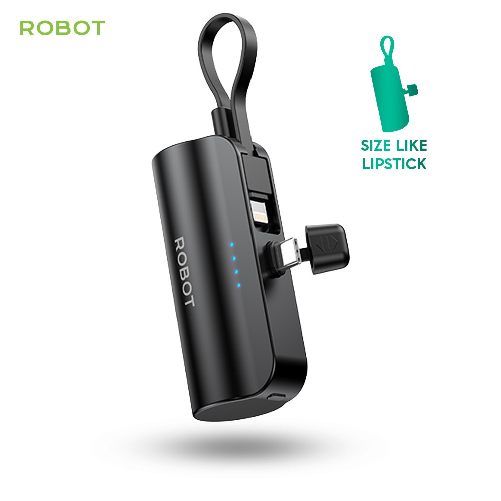 ROBOT RP-051C Mini Robot 4500mAH Mini Powerbank Fast Charging Power ...
