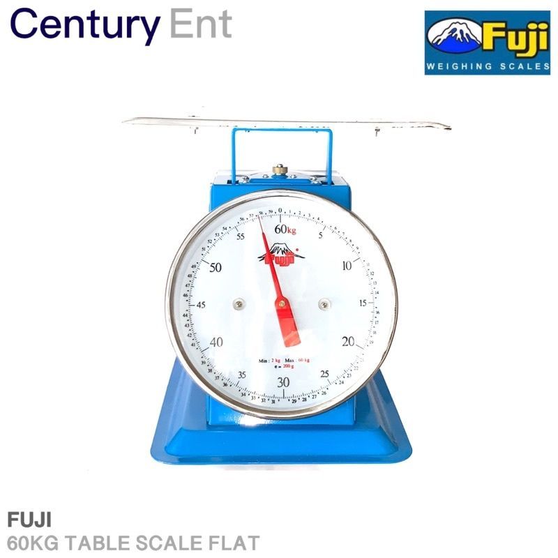 Fuji | 60kg Weighing Scale | Industrial Market Table Scale | Flat Top ...