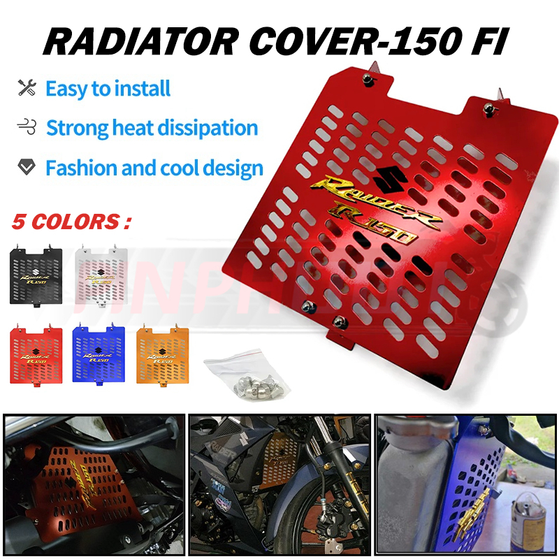 Raider R150 Fi Motorcycle Radiator Alloy Iron Cover | Shopee Philippines