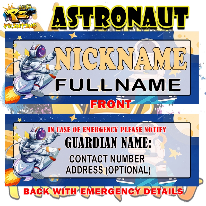 NAME PLATE FOR KIDS / CARTOON CHARACTERS NAMETAG | Shopee Philippines