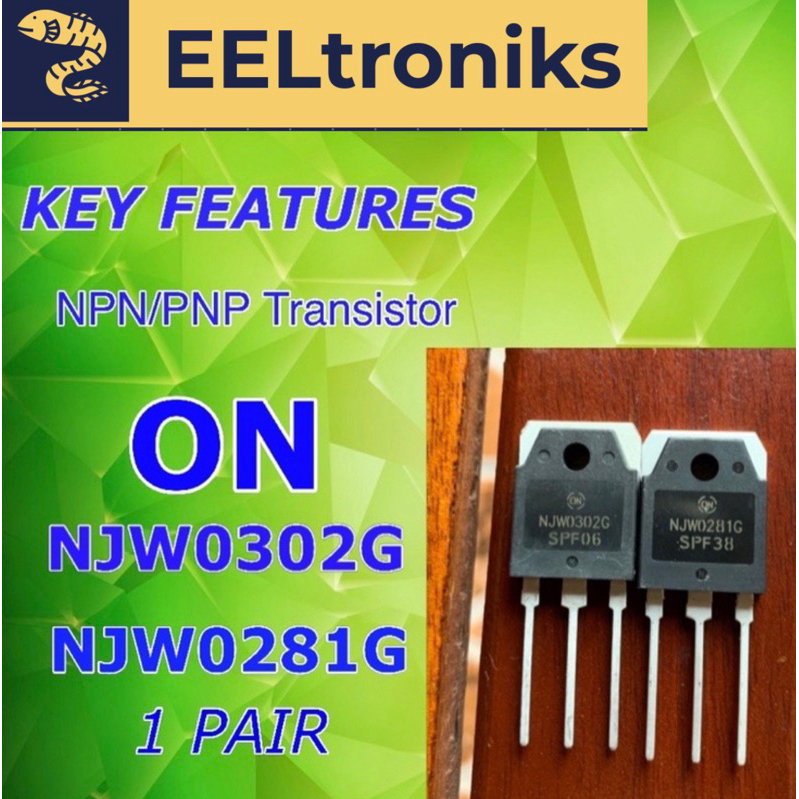 NJW0302G & NJW0281G PNP/NPN TRANSISTOR | Shopee Philippines
