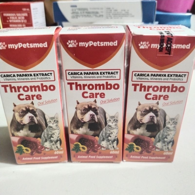Thrombo Care Carica Papaya Extract Oral Solution for Pets 60ml | Shopee ...