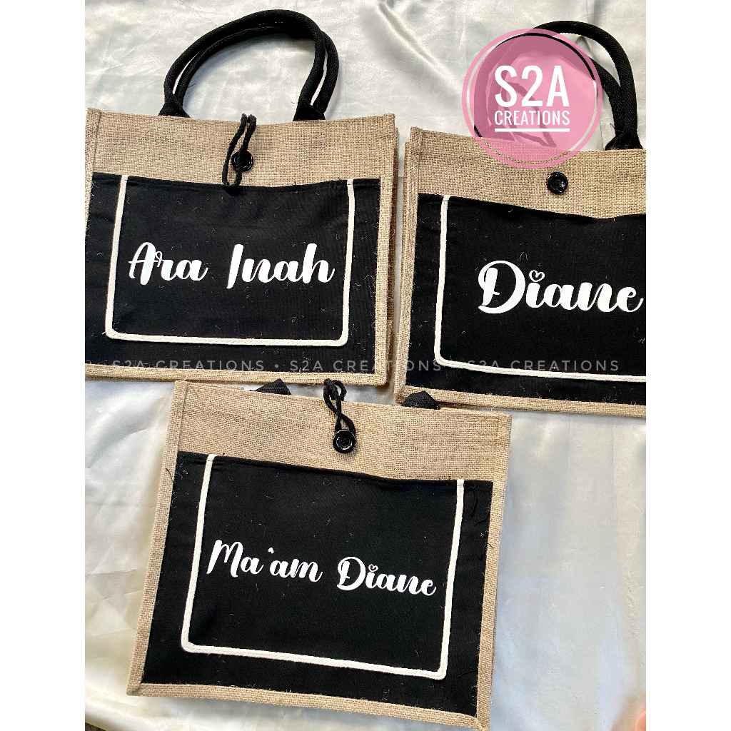 Personalized Abaca Tote Bag | Shopee Philippines