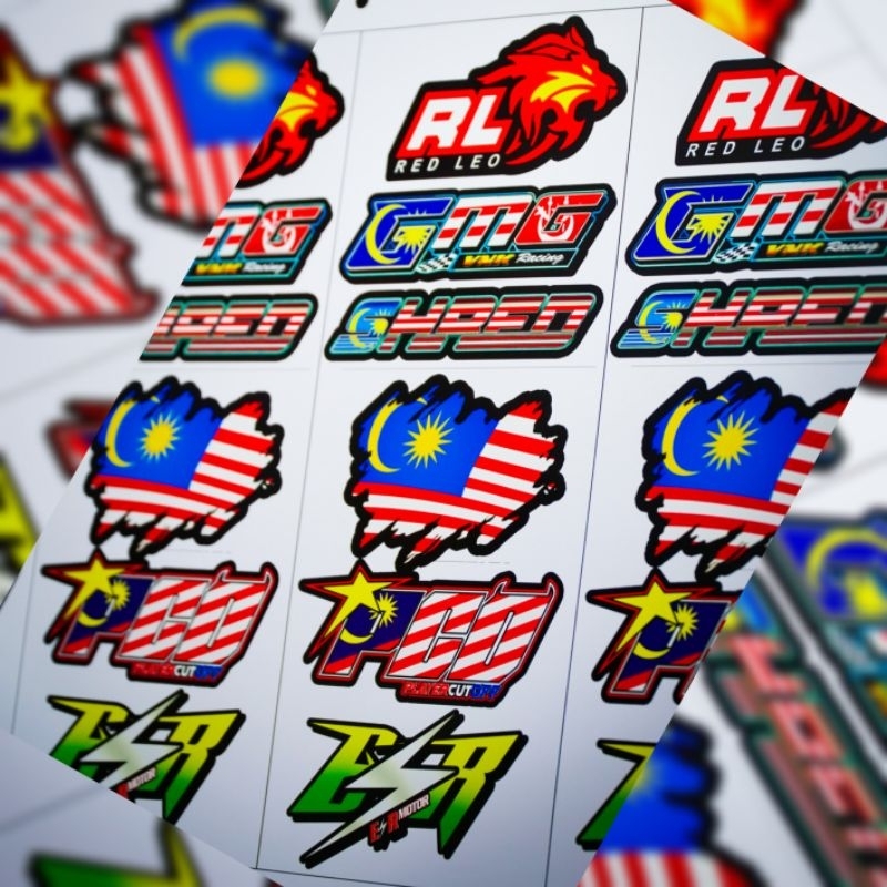 Malaysian Sticker Pack (6pcs per pack) | Shopee Philippines
