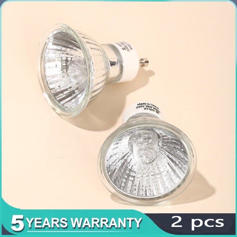 【4pcs】35W Gu10 Halogen Bulb LED 220V AC/DC Candle Warmer Lamp Dimmable ...