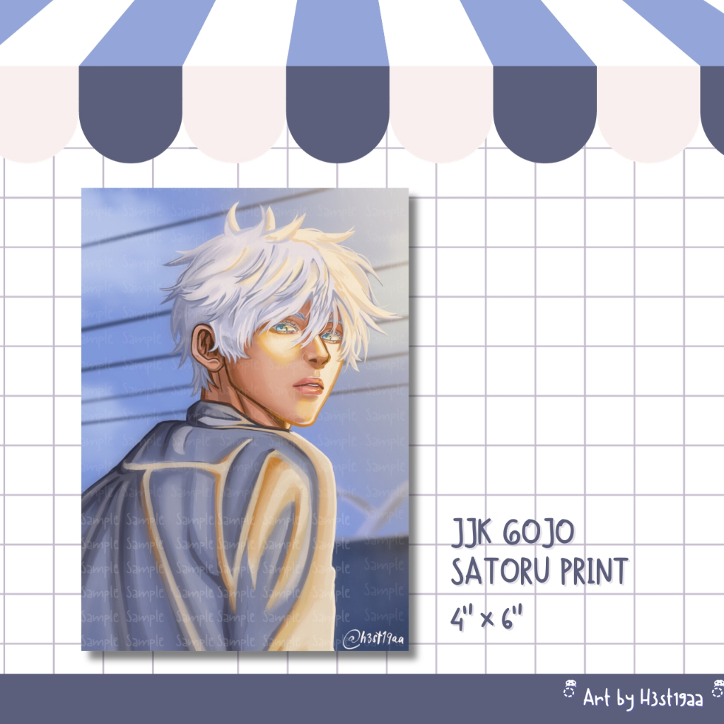 Jujutsu Kaisen Gojo Satoru Print by H3st19aa | Shopee Philippines