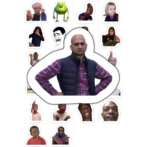 HSTKR062 50PCS HIGH QUALITY FAMOUS MEME STICKER | Shopee Philippines