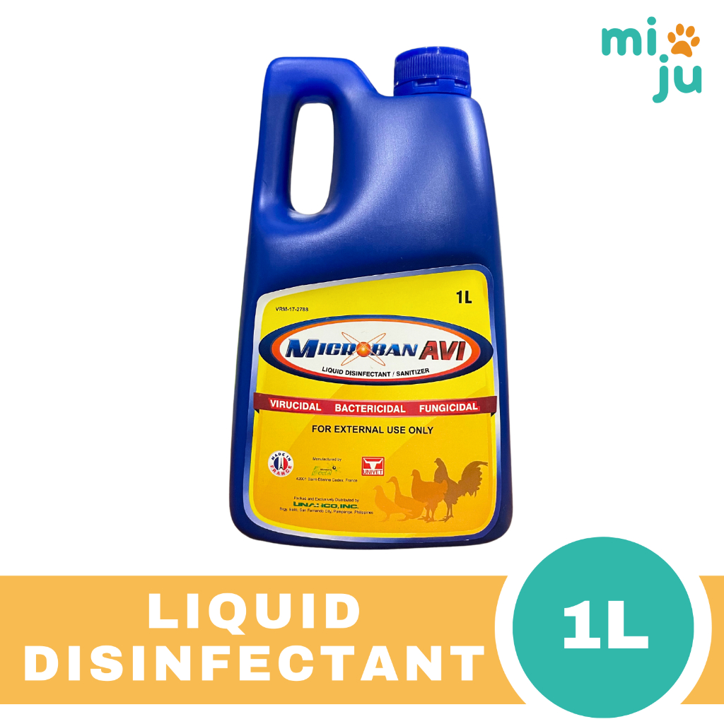 Microban Avi - Liquid Disinfectant/Sanitizer (1 Liter) | Shopee Philippines