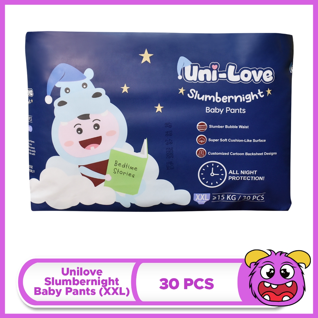 UniLove Slumbernight Baby Pants 30's (XX-Large) | Shopee Philippines
