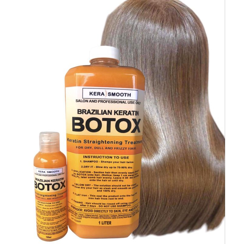 1Liter Brazilian Botox| keratin hair Straight treatment | Shopee ...