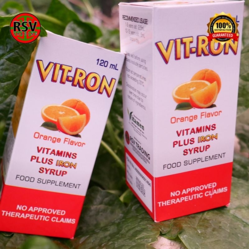 VIT-RON SYRUP 120ML. | Shopee Philippines